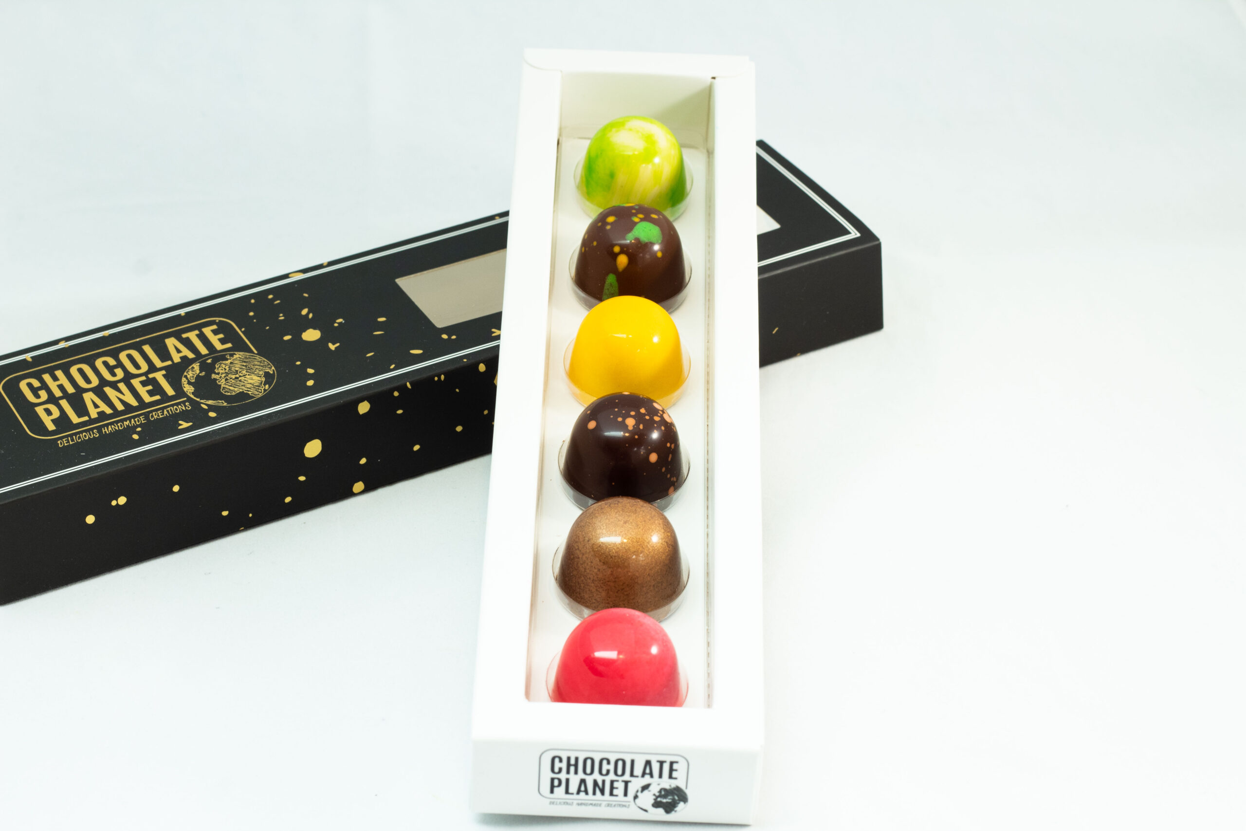 Bonbons zelf samenstellen 6 stuks - Chocolate Planet