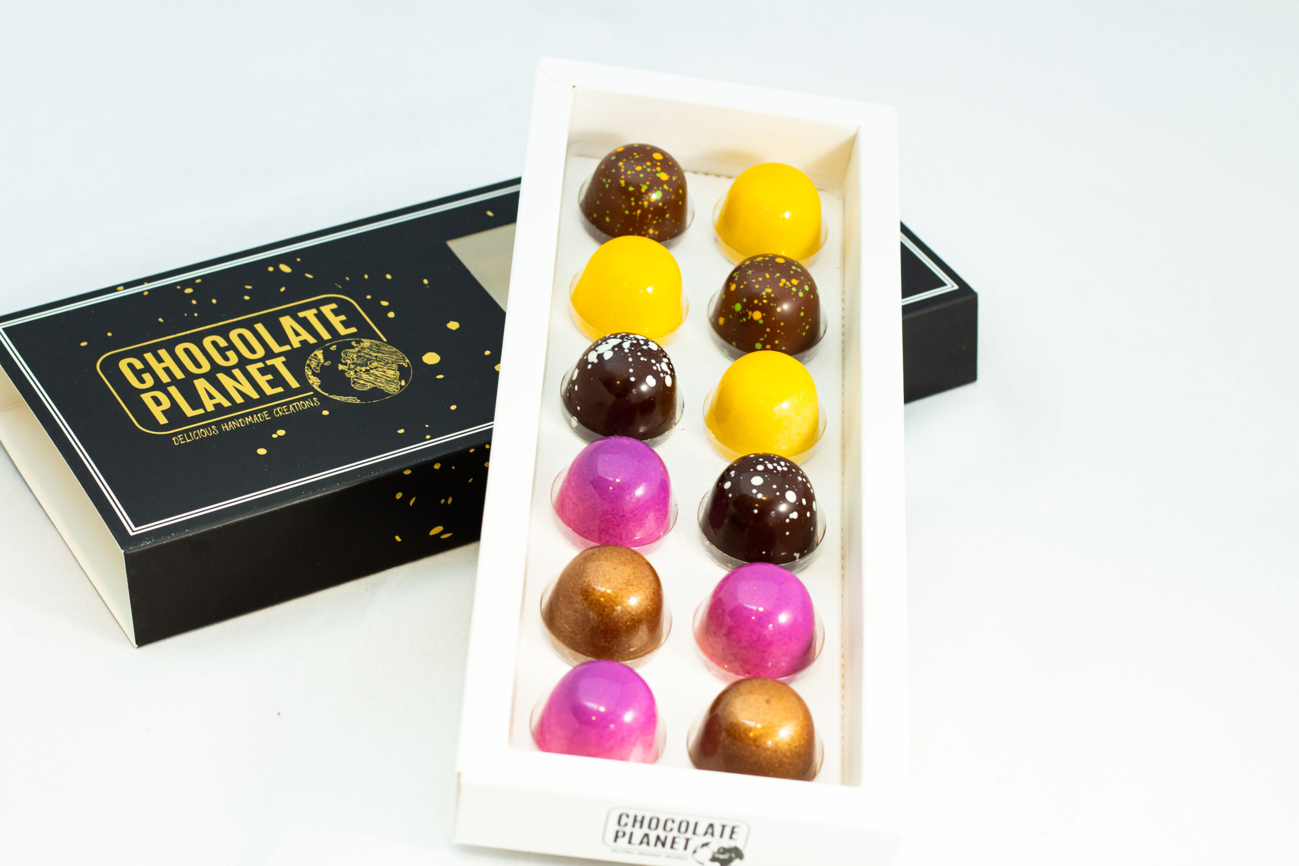 Bonbons zelf samenstellen 12 stuks - Chocolate Planet